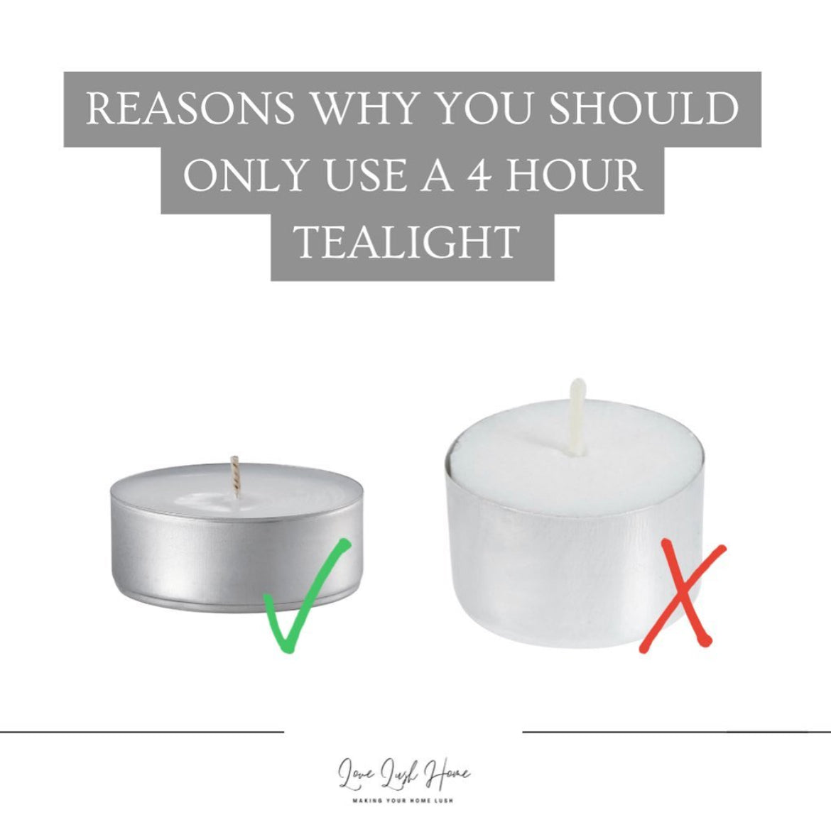 Why You Should Choose a 4-Hour Tea Light Candle for Your Wax Burner ...